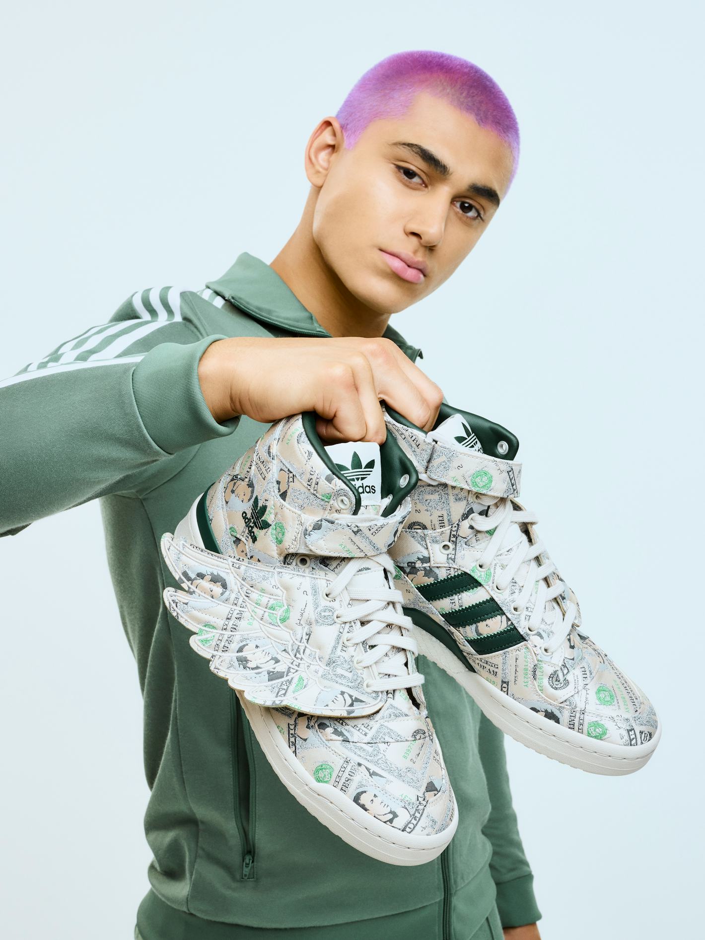 Adidas’ money-printed Jeremy Scott Forum Wings sneaker is super exclusive