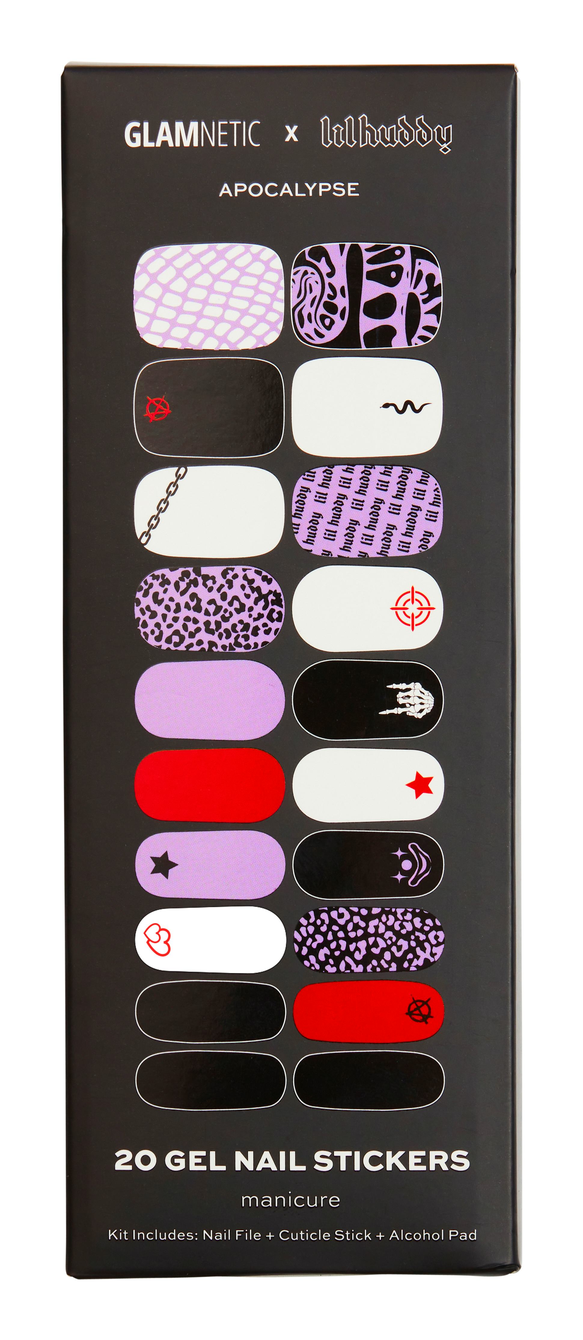 LIL HUDDY Just Dropped a Punk Inspired Nail Sticker Collab with Glamnetic