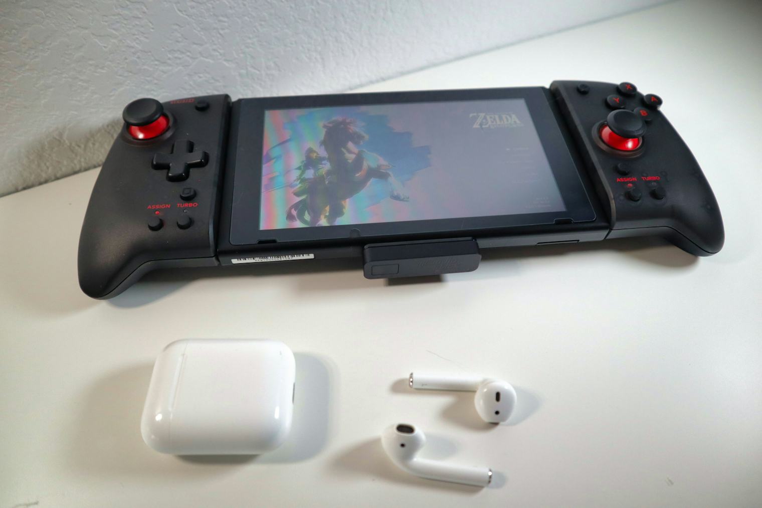 The AudioStick is the easiest way to connect AirPods to your Switch
