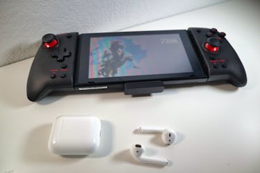 The AudioStick is the easiest way to connect AirPods to your Switch