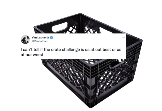 17 Crate Challenge Memes Hilariously Asking People To Stop Climbing
