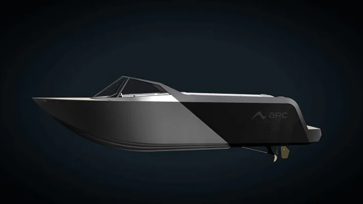 The Arc One is a futuristic electric speedboat that can hit 40 mph