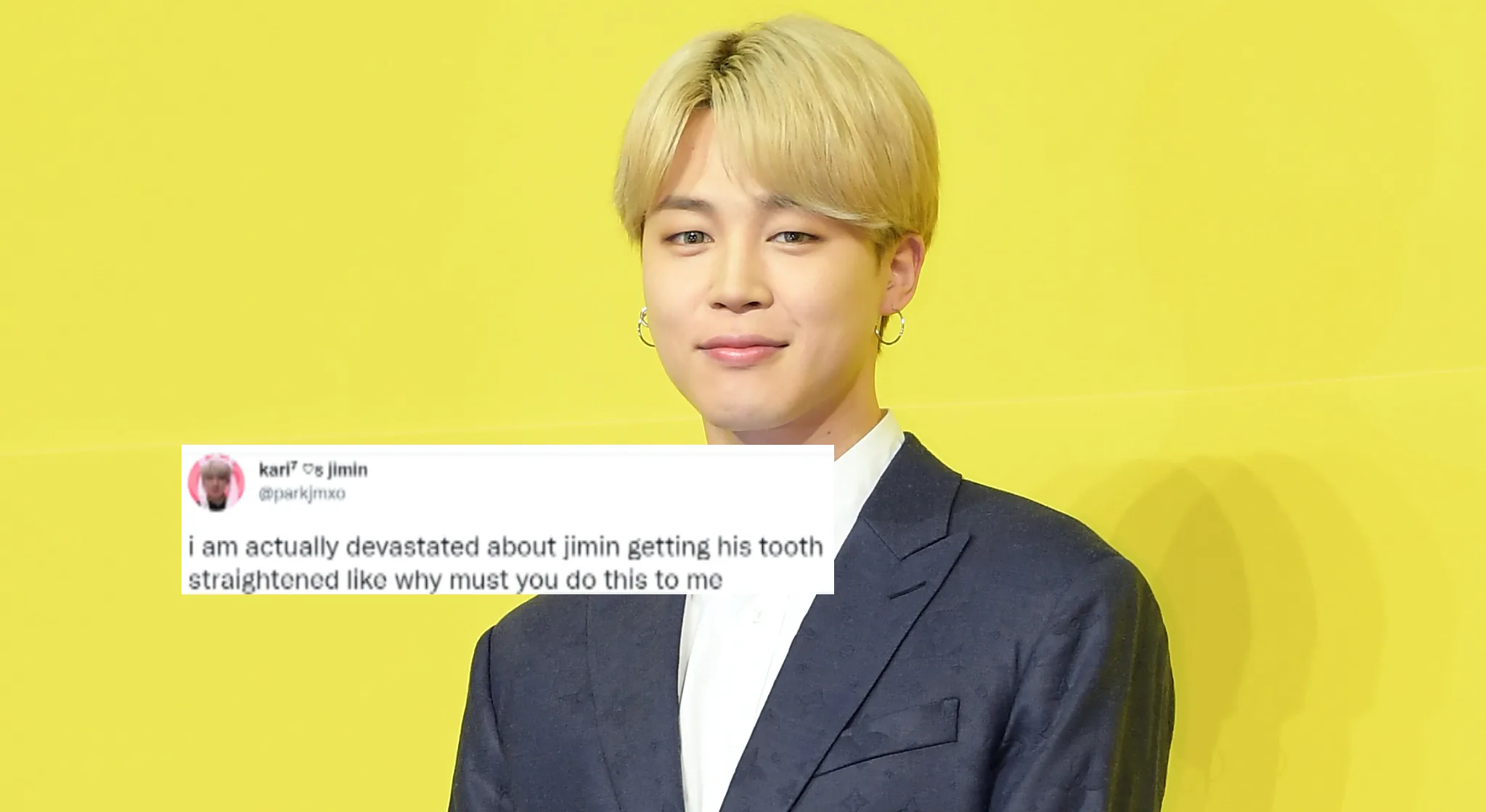 BTS' Jimin May Fix His Crooked Front Tooth, & ARMYs Are Struggling