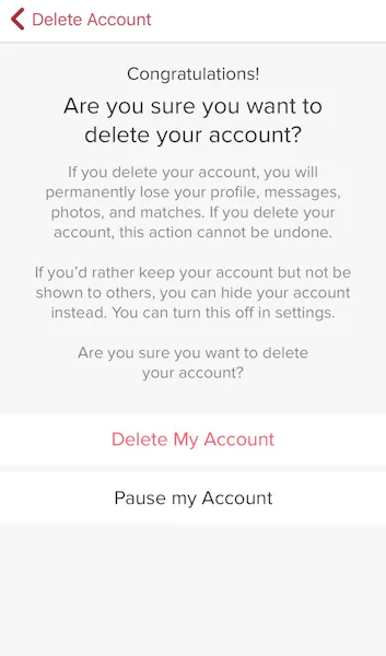 How To Delete Your Tinder Account (& Pause Or Hide It)
