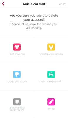 How To Delete Your Tinder Account (& Pause Or Hide It)