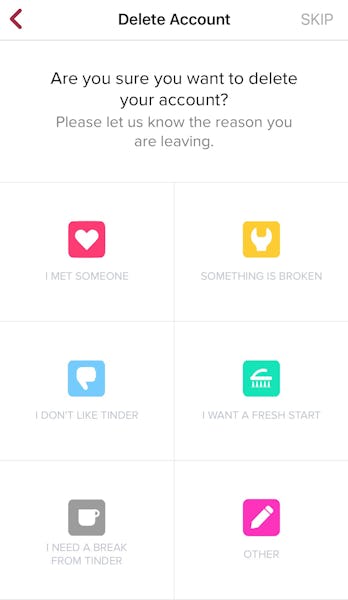 How To Delete Your Tinder Account (& Pause Or Hide It)