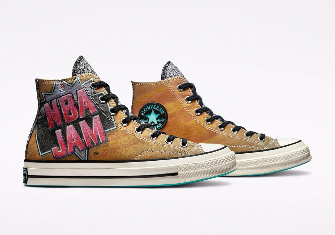 Converse’s ‘NBA Jam’ sneakers are as hot as the classic ‘90s video game