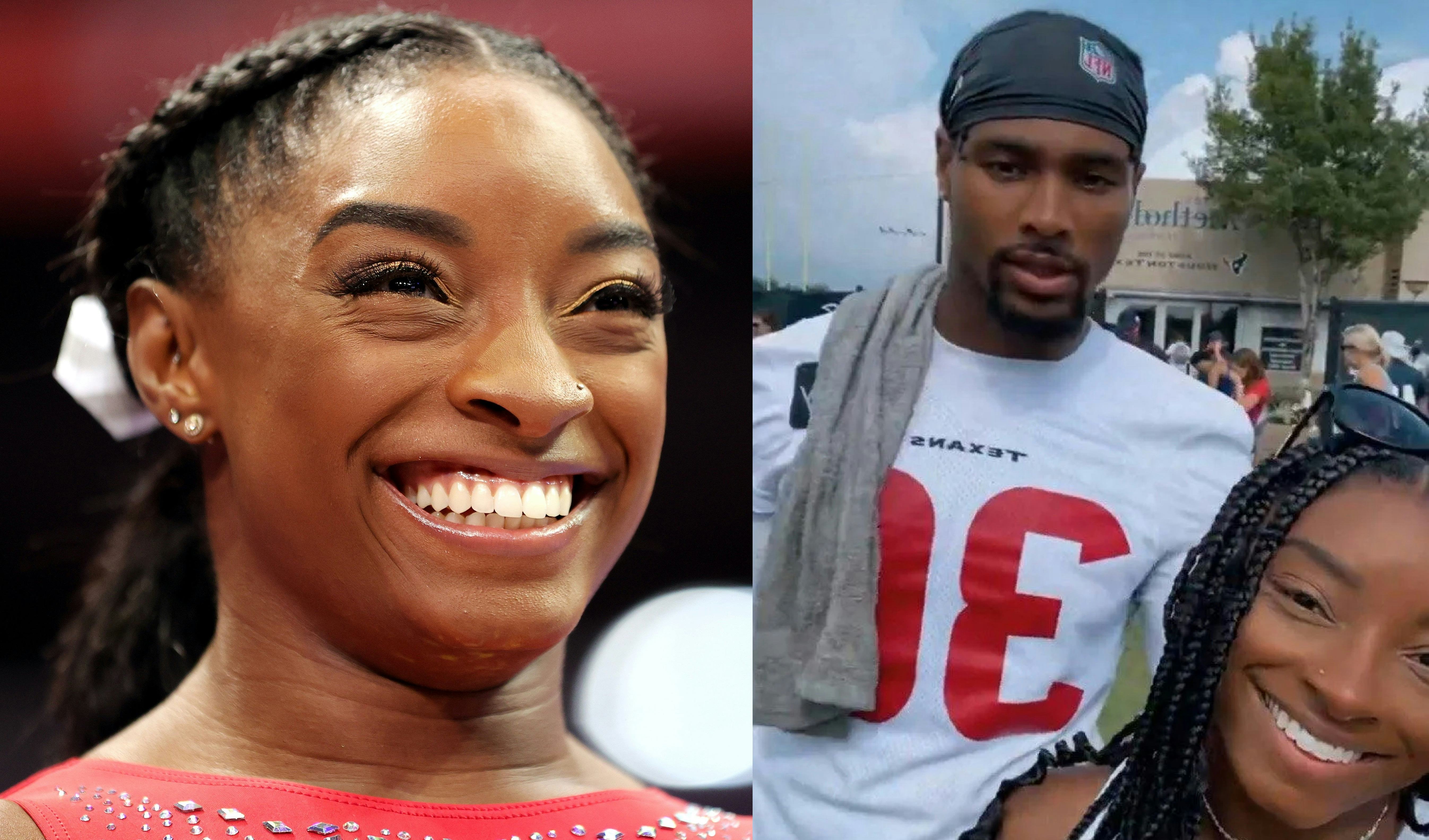Simone Biles Reunited With Boyfriend Jonathan Owens Post-Olympics