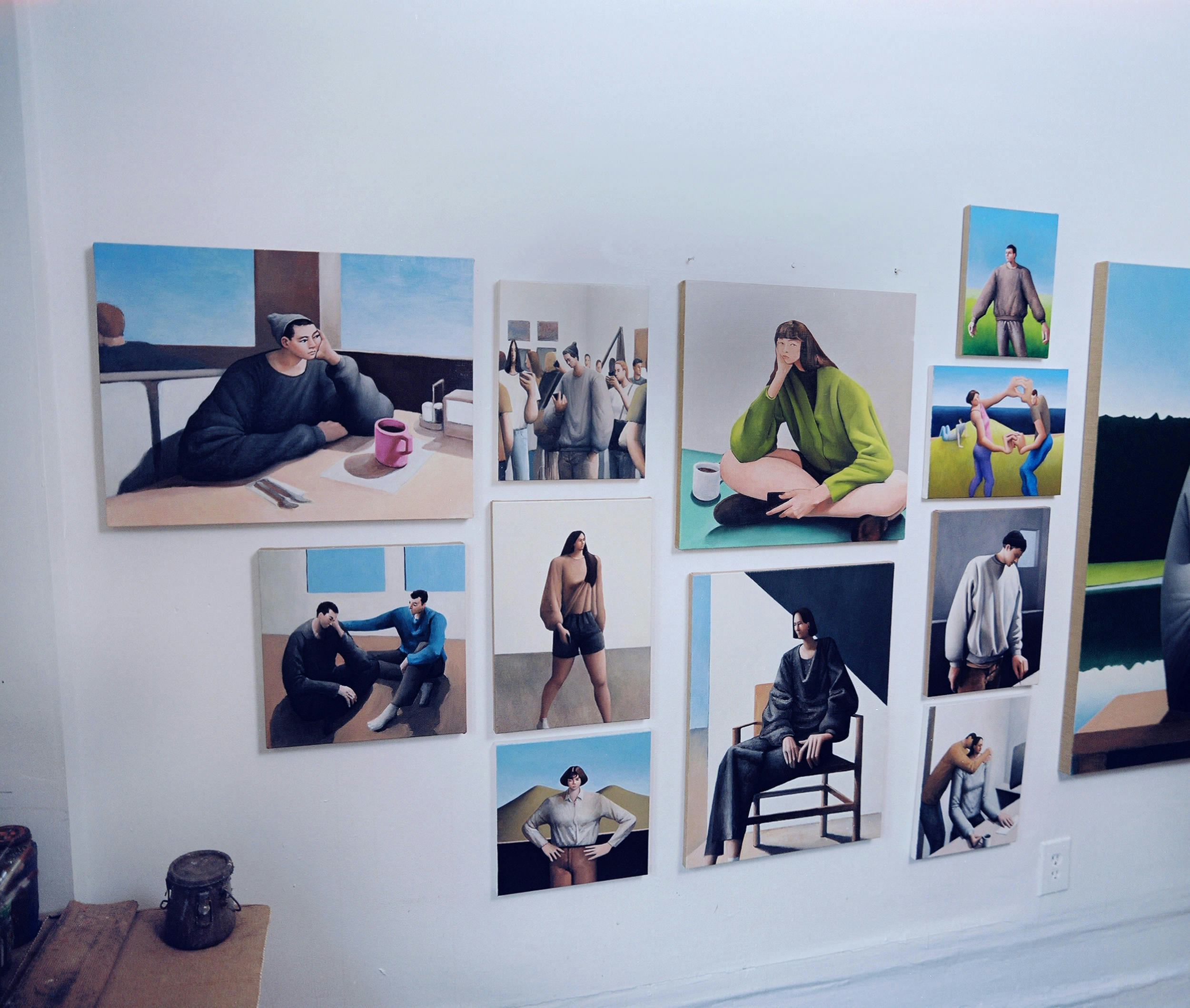 Artist Tony Toscani Expresses Melancholy Through Tech and Coffee