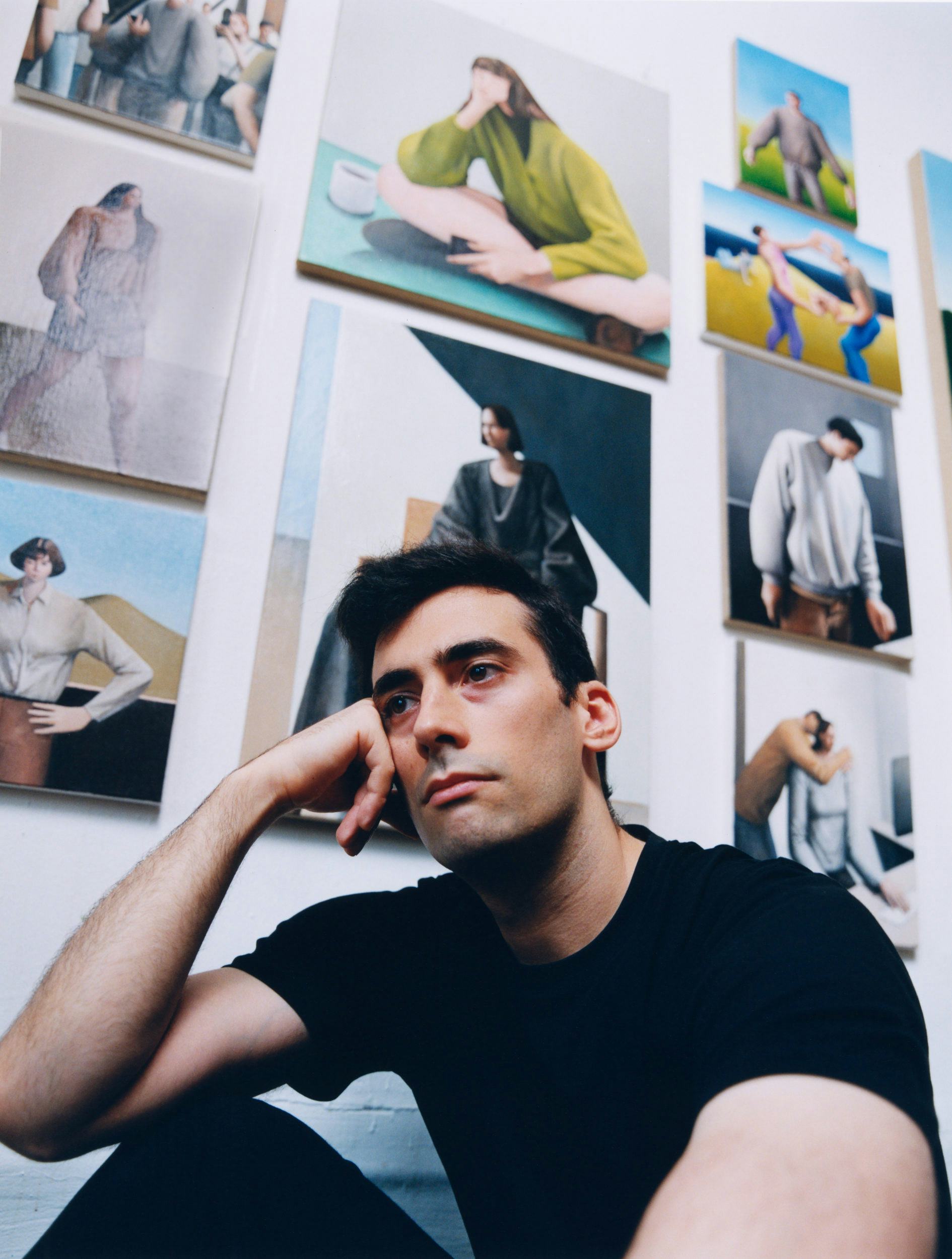 Artist Tony Toscani Expresses Melancholy Through Tech and Coffee