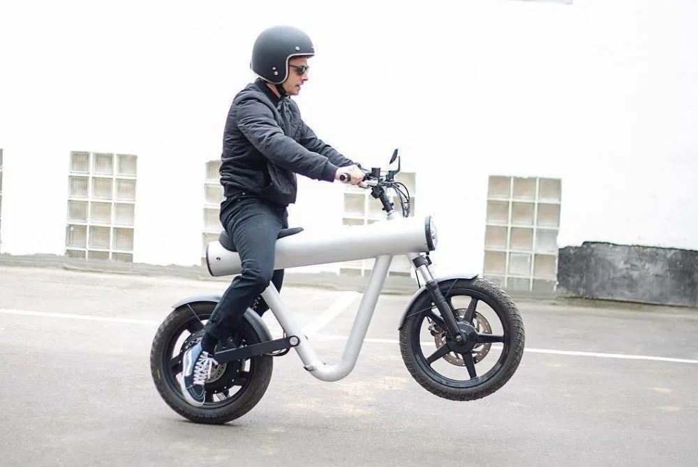 You can now order this bizarre e-bike that looks like an actual pipe