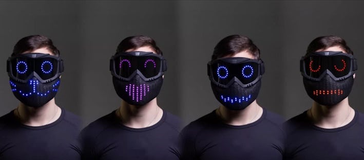 Qudi smart LED mask is the must-have face mask for raves