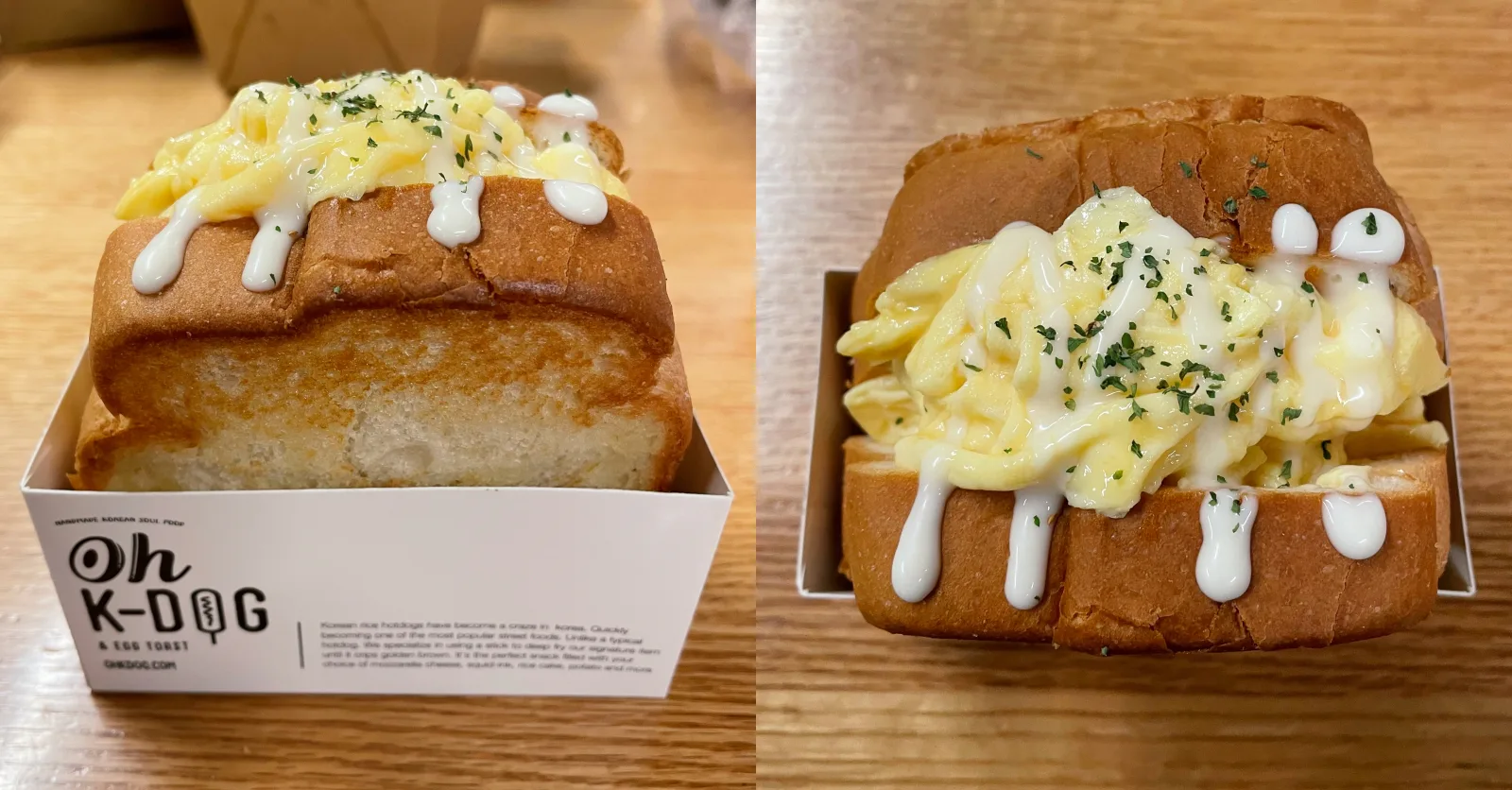 Regular Food Review: Korean Egg Drop Sandwich