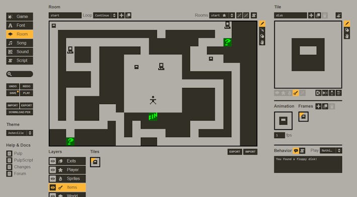 Playdate’s Pulp tool lets you design a video game in your browser