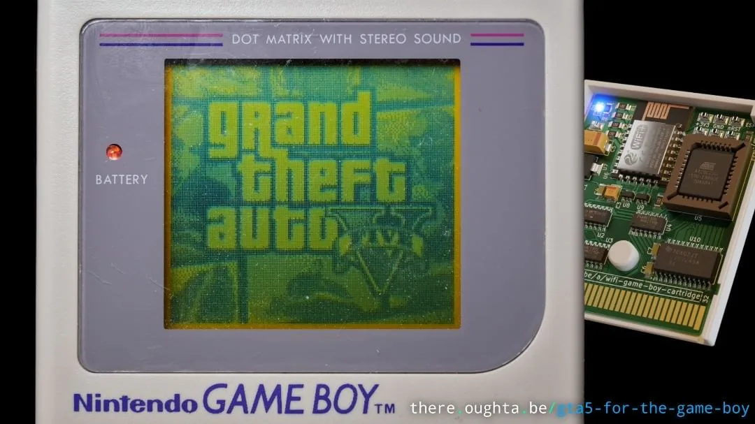 Watch 'GTA V' stream on an original Game Boy like literally no one intended