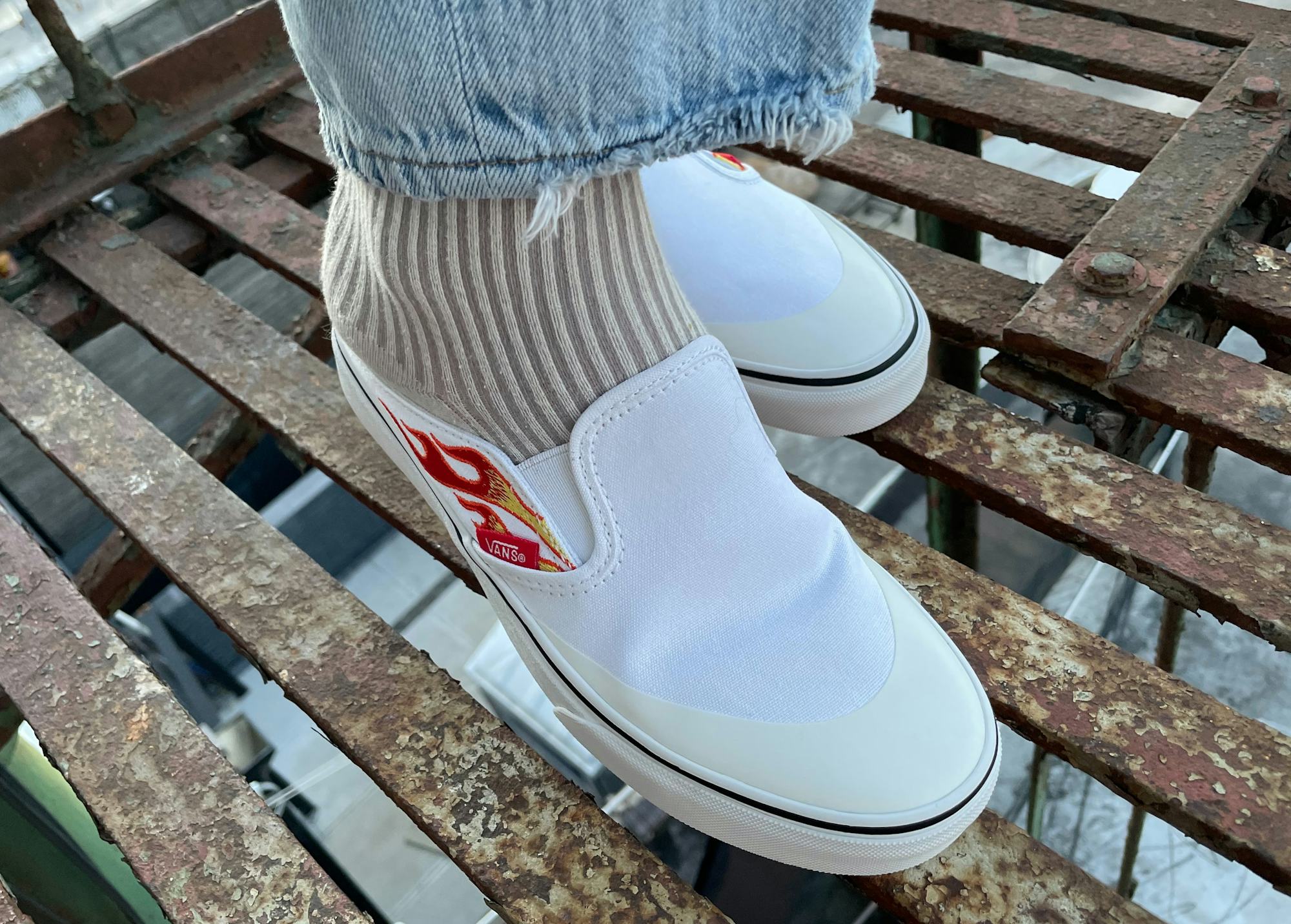 Wearing Vans’ A$AP Rocky slip-on: The chillest sneaker you can buy