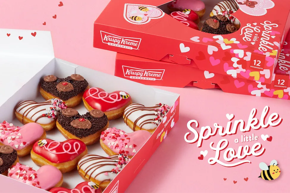 Krispy Kreme s Valentine s Day 2022 Doughnuts Are Fun Colorful