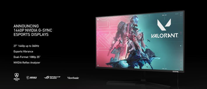 NVIDIA wants esports pros to use 360hz, 1440p monitors