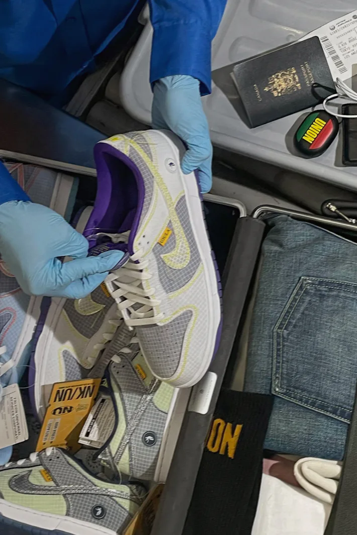 Here's a look at Nike's upcoming Union Dunk Low sneakers