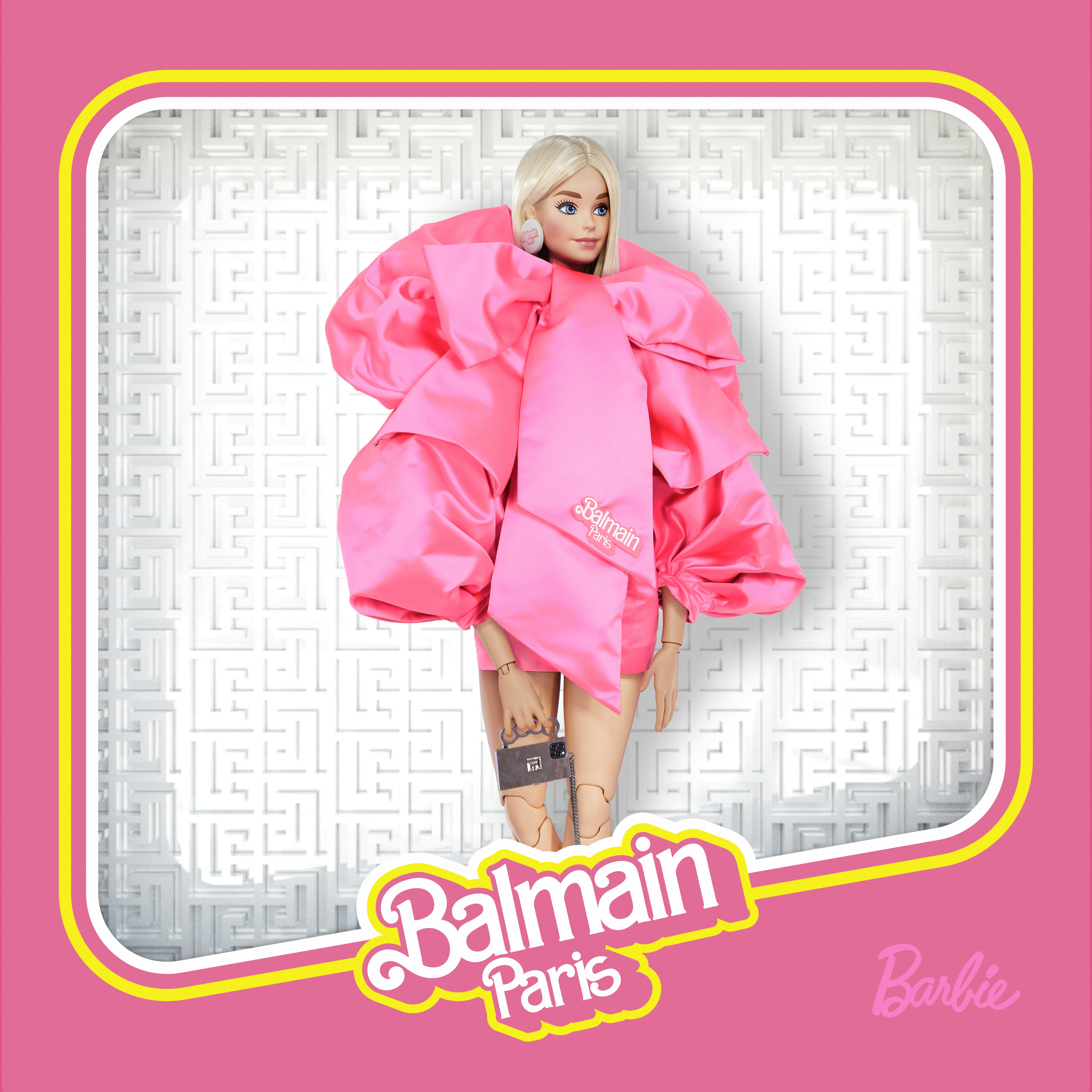 Balmain and Barbie team up to sell pink fashion outfits, toys, and NFTs
