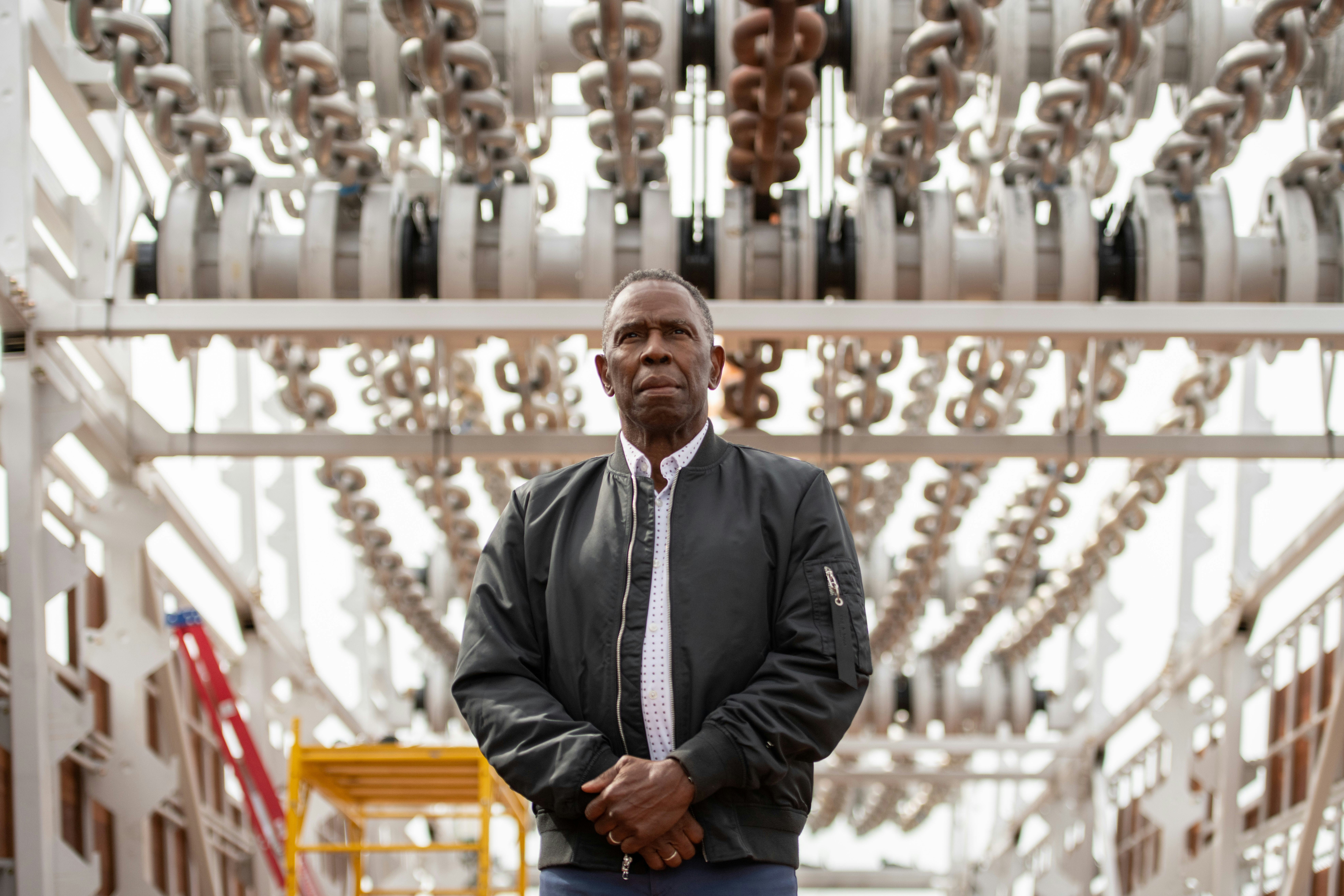 Charles Gaines on ‘Moving Chains,’ His First Public Artwork