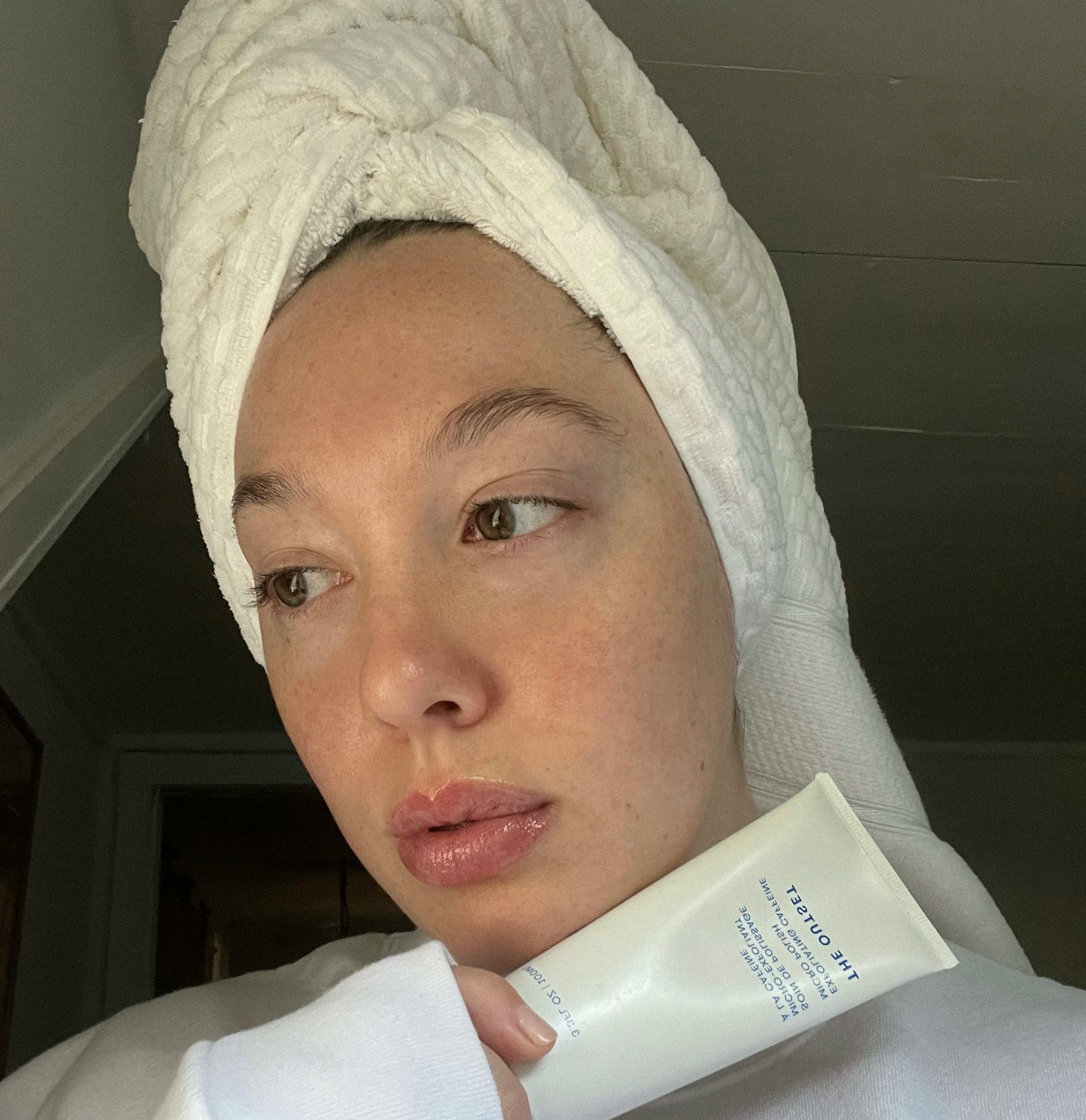 The Outset's Exfoliating Caffeine Micro Polish Delivers Glowy Skin