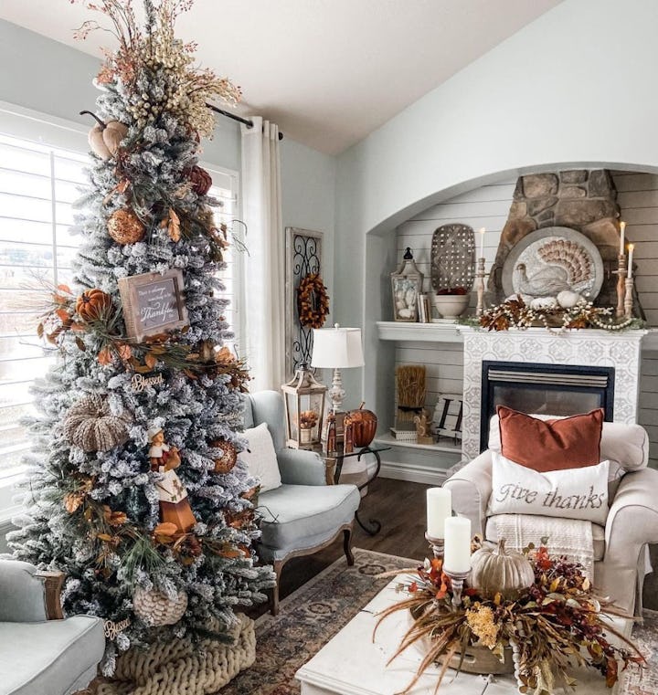 15 Thanksgiving Christmas Tree Ideas To Try At Home