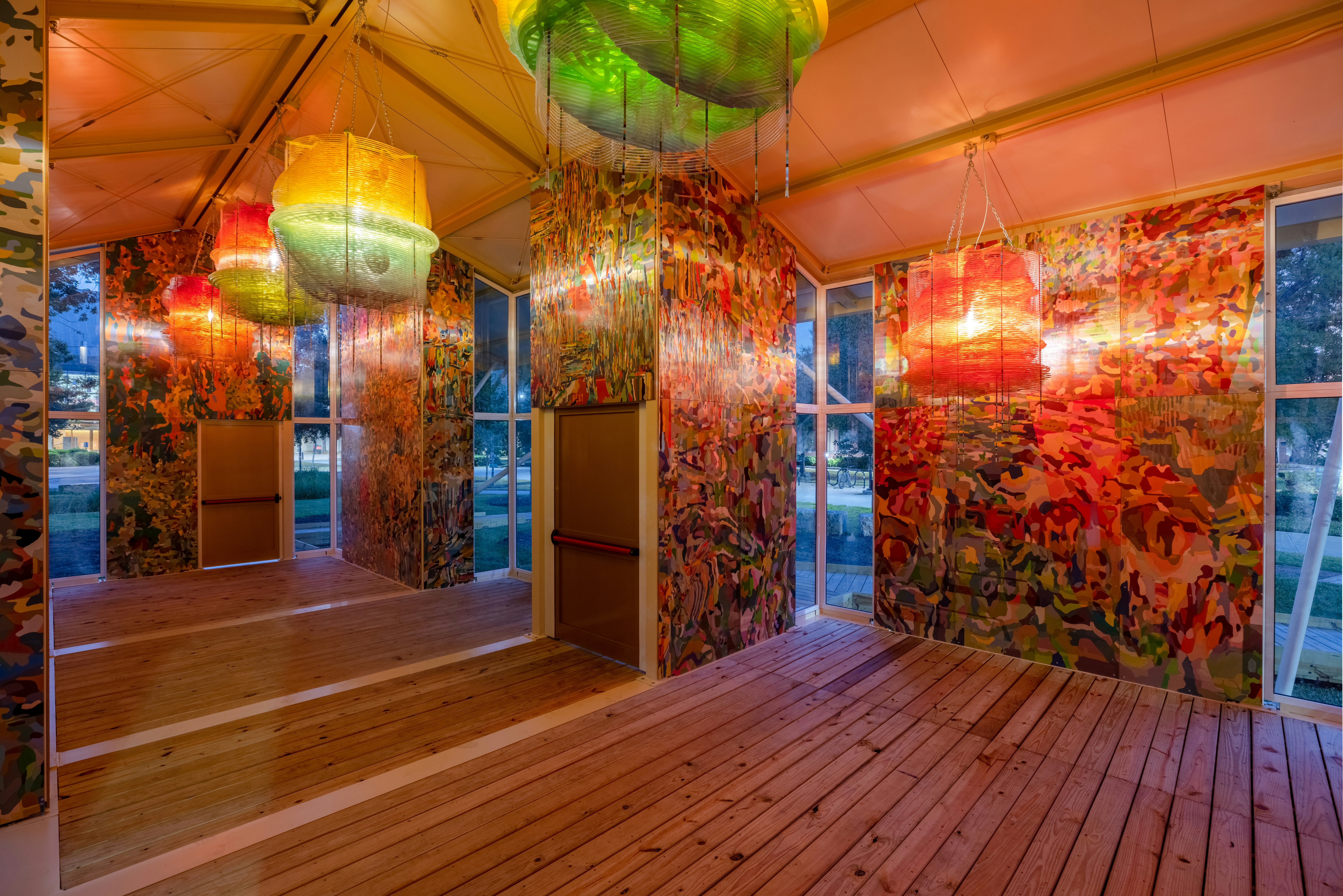 Artist Jorge Pardo’s Fanciful ‘Folly’ Exhibition Illuminates Houston