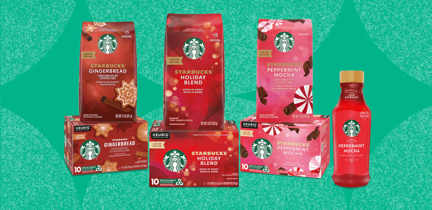 Starbucks' Gingerbread Ground Coffee & K-Cups Are So Festive