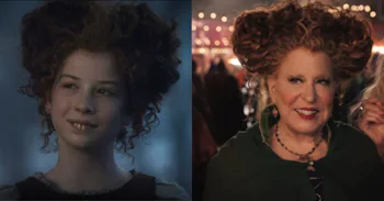Young Winifred 'Hocus Pocus 2' Actress Shares Advice Bette Midler Gave Her