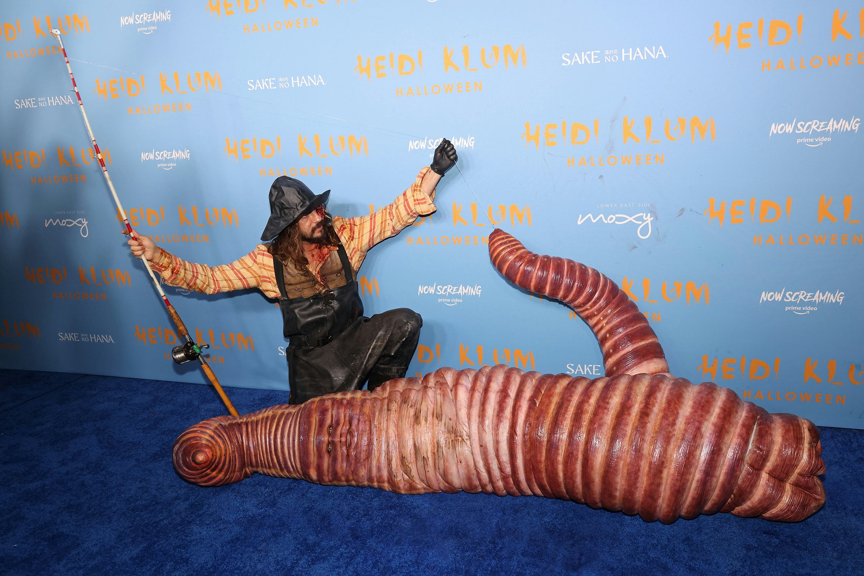 Heidi Klum Dressed Up Like a Worm for Her Annual Halloween Party