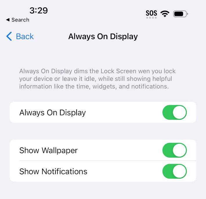 iOS 16.2 fixes the iPhone 14 Pro's controversial always-on display