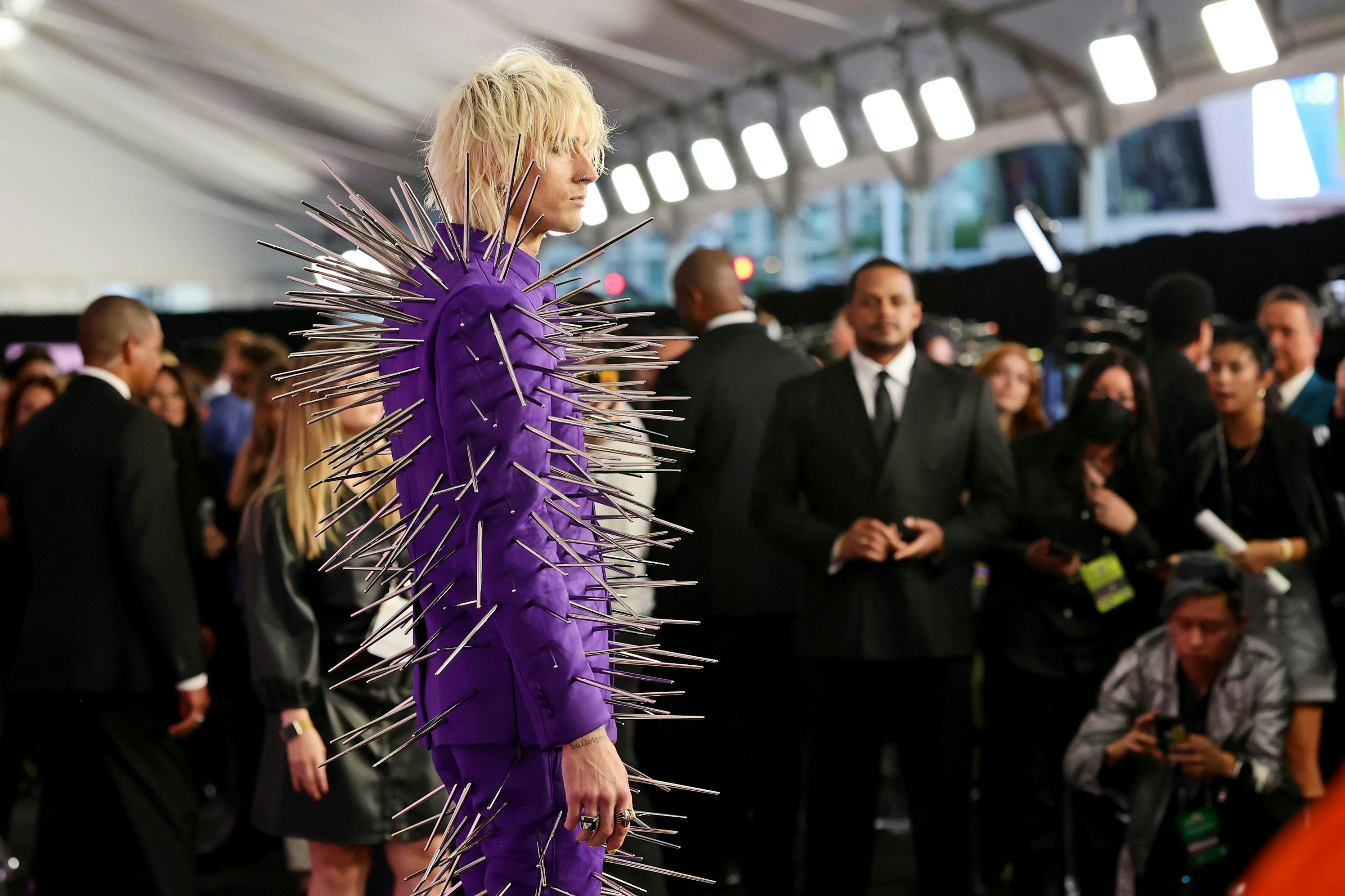 MGK's Spiked AMAs 2022 Suit Left So Many Questions