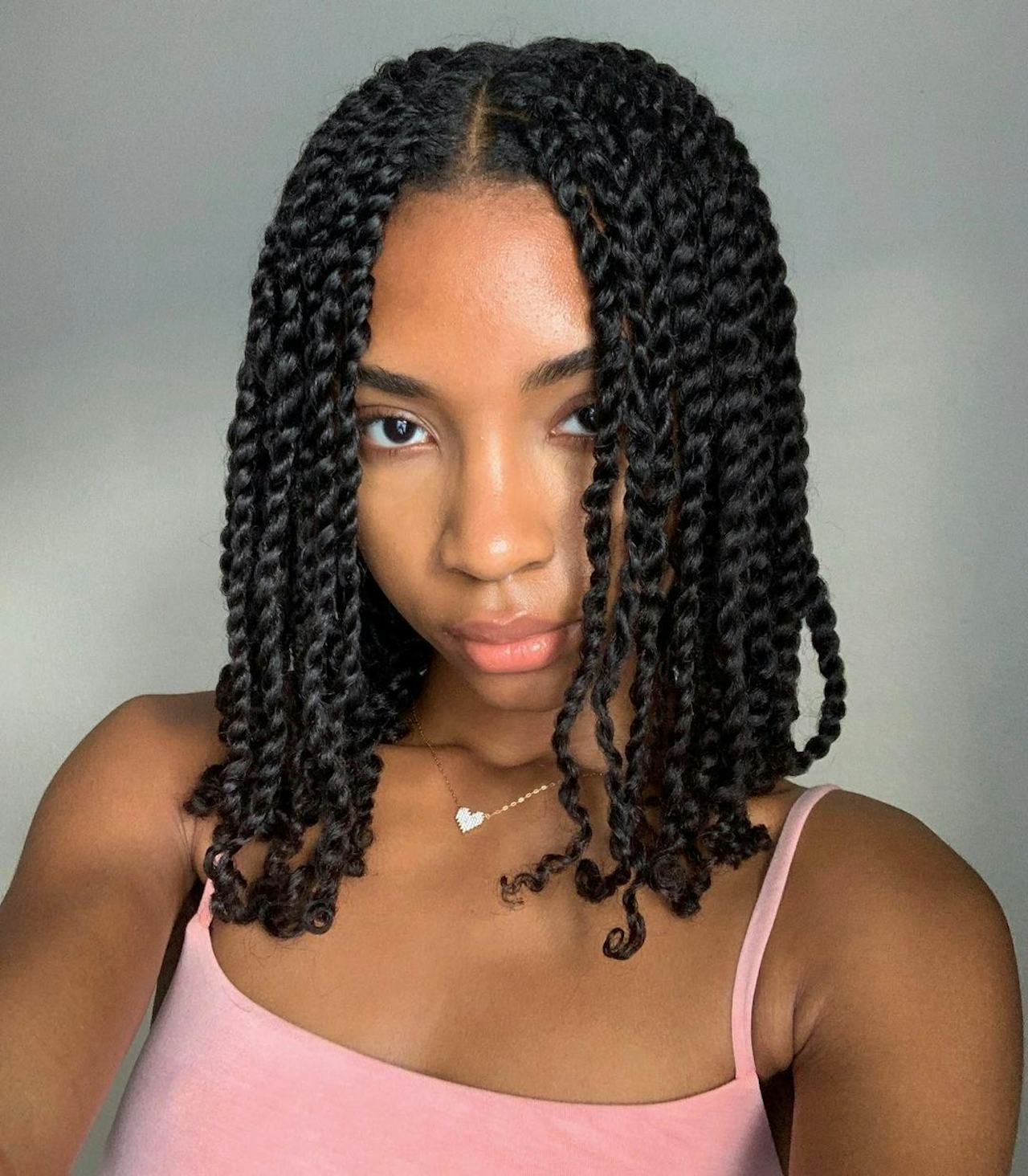twists with cornrows