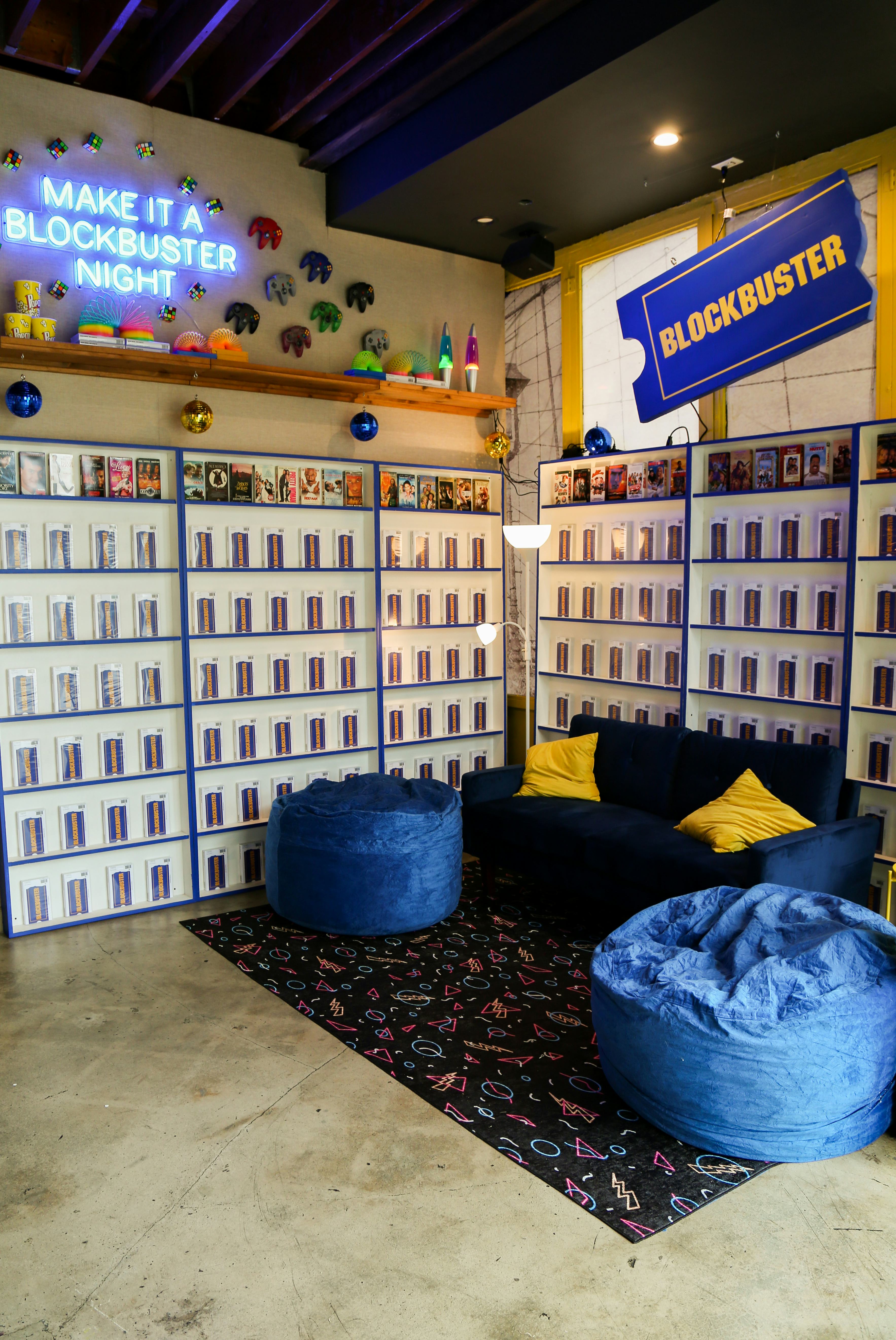 This Blockbuster Pop-Up Bar In Los Angeles Is Nostalgic AF