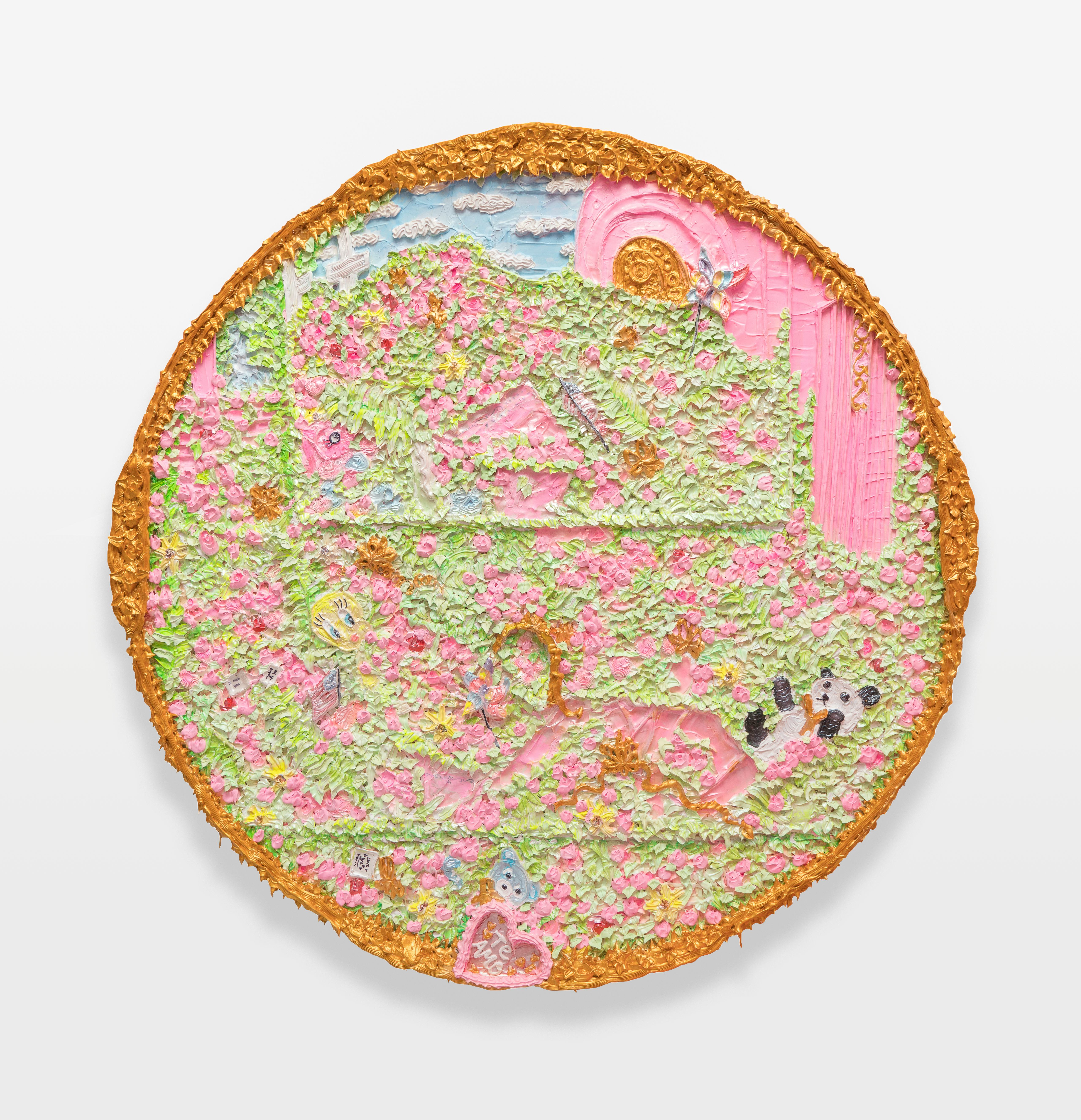 Inside Artist Yvette Mayorga’s Baby-Pink, Acrylic, Alternative World