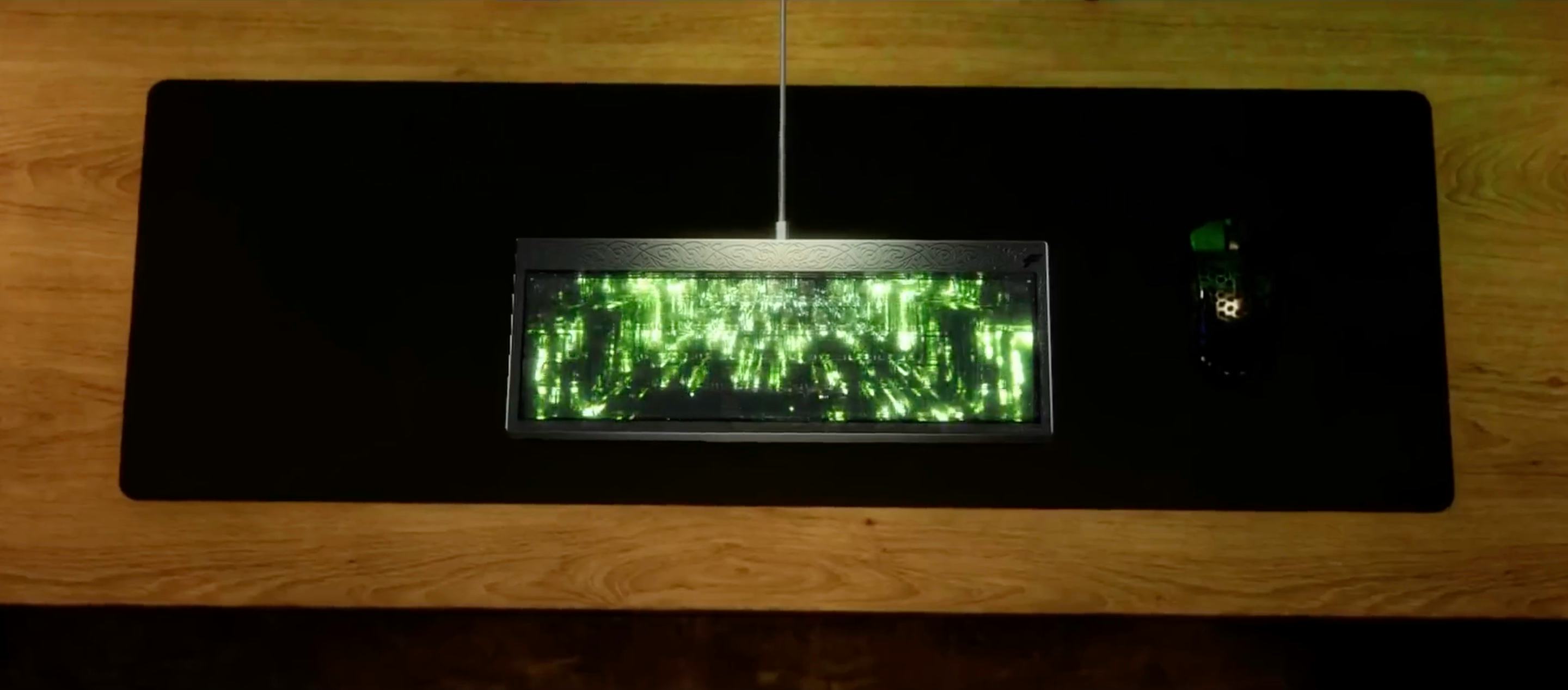 This keyboard with a screen inside makes your gaudy PC setup even gaudier