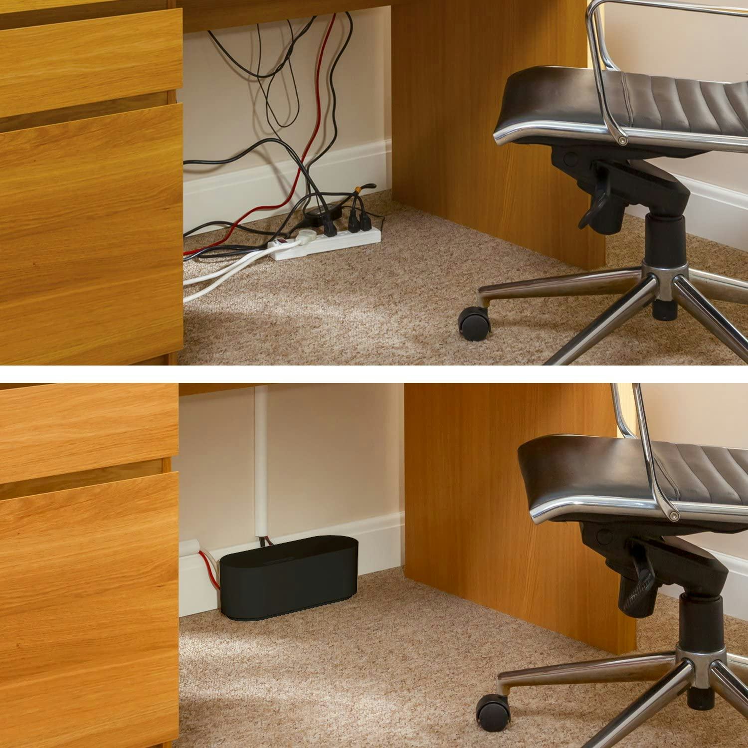 How To Hide Cords Under A Desk