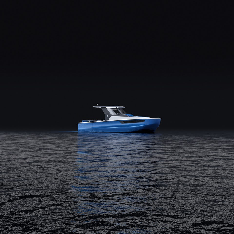 This solar-assisted electric speedboat is backed by a former Tesla exec