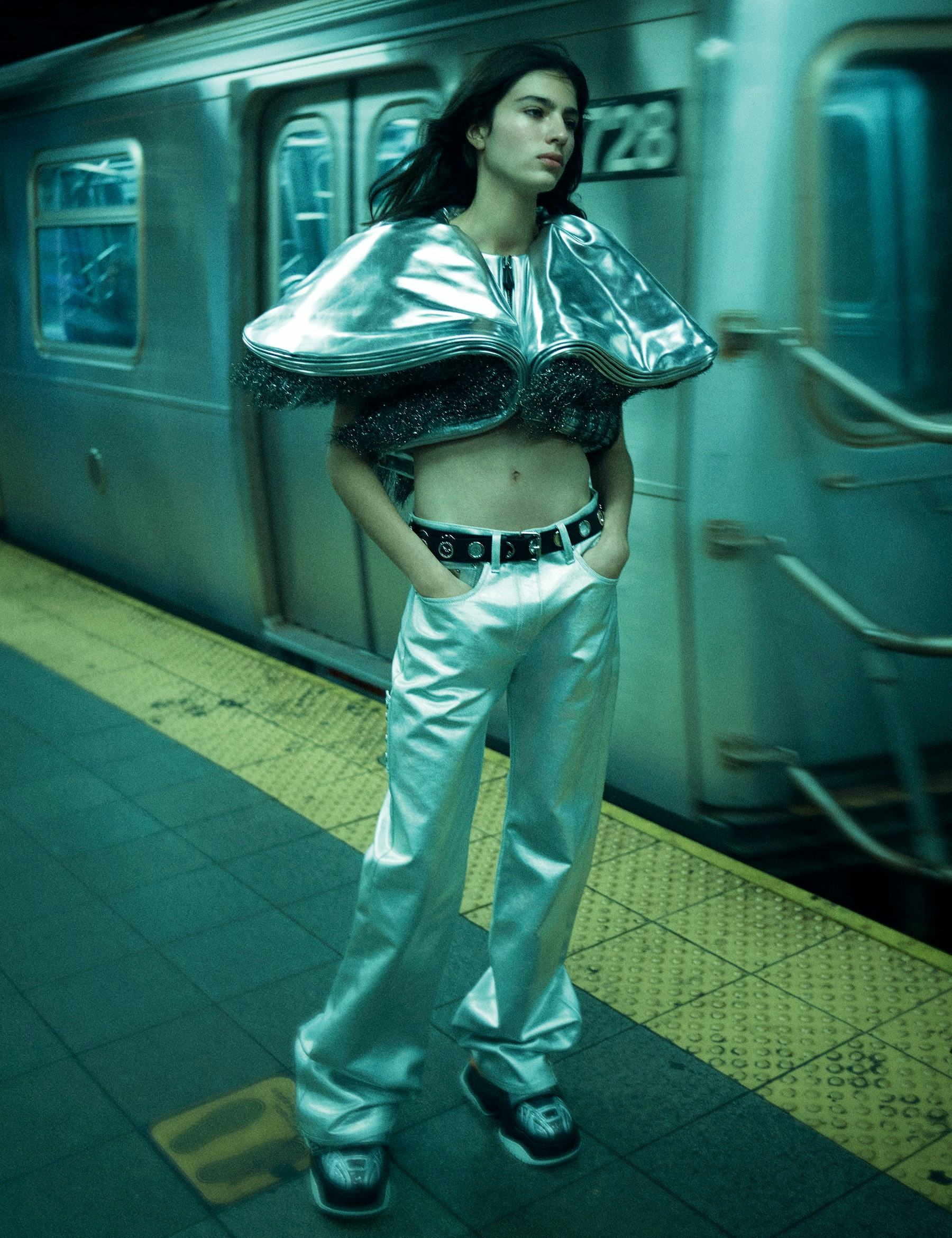 Model Loli Bahia Takes the Streets of New York in Style