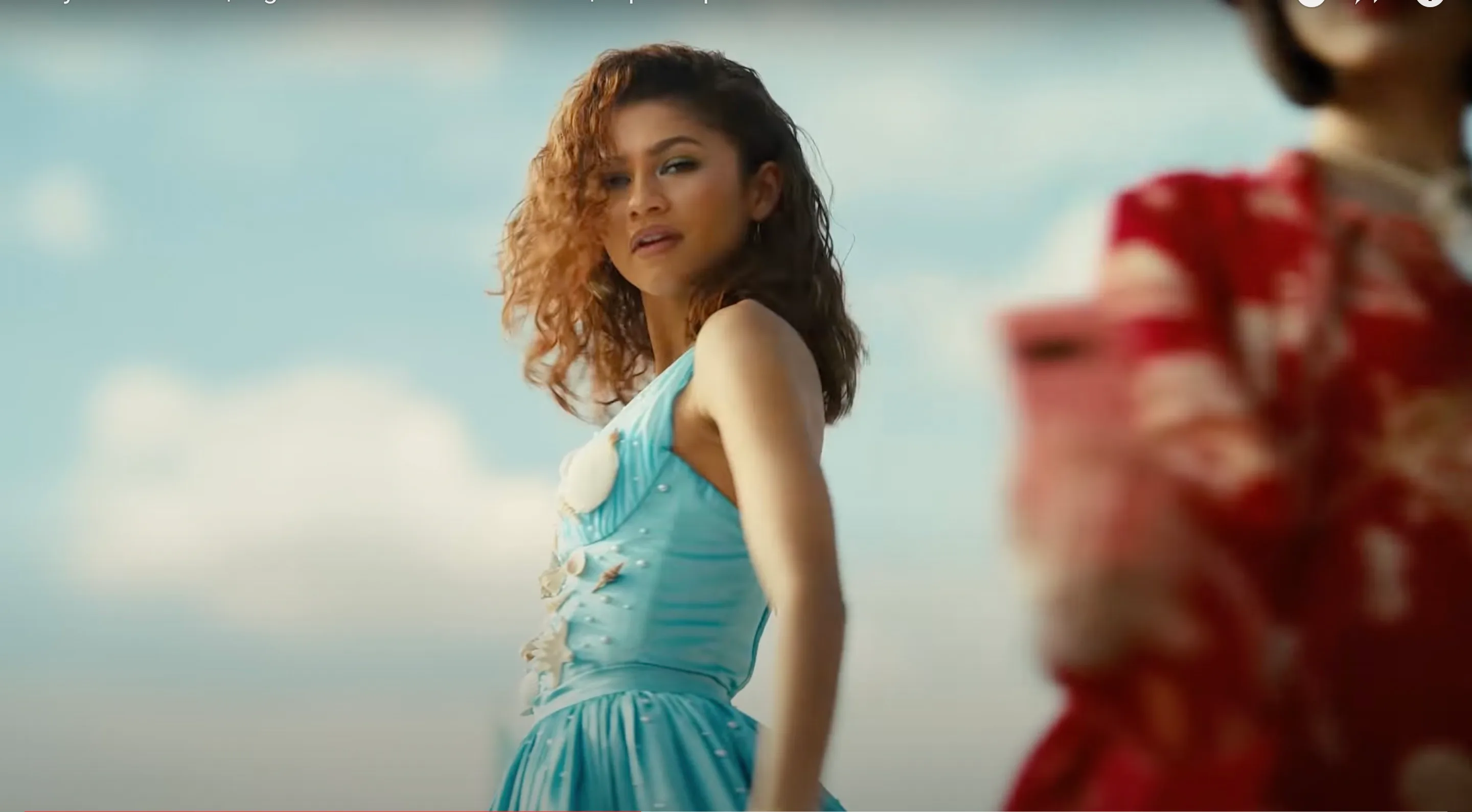 Zendaya's Super Bowl 2022 Commercial Look Is Serving Ariel Vibes
