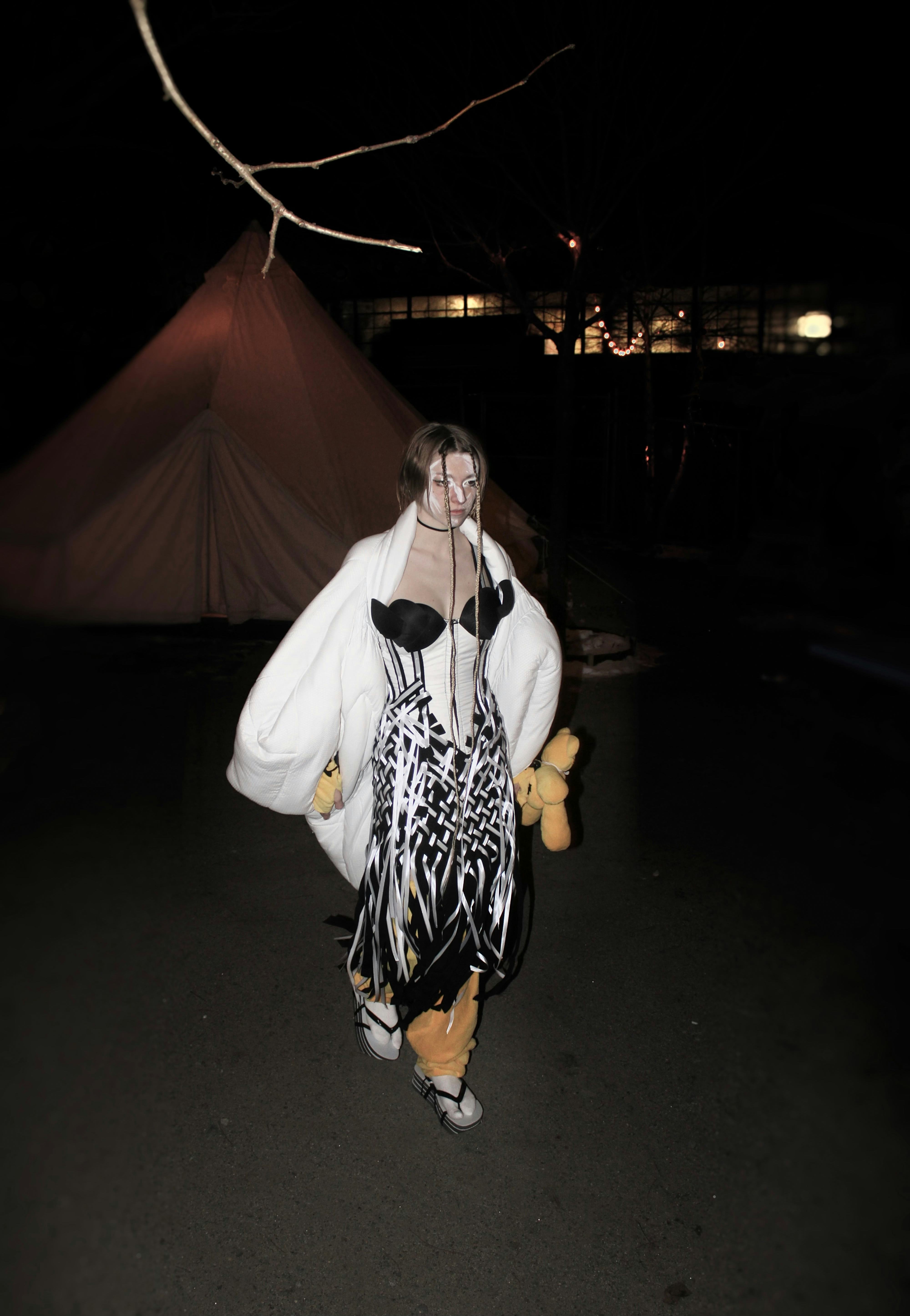 Hunter Schafer Played Dress-Up With Designer Gogo Graham at NYFW