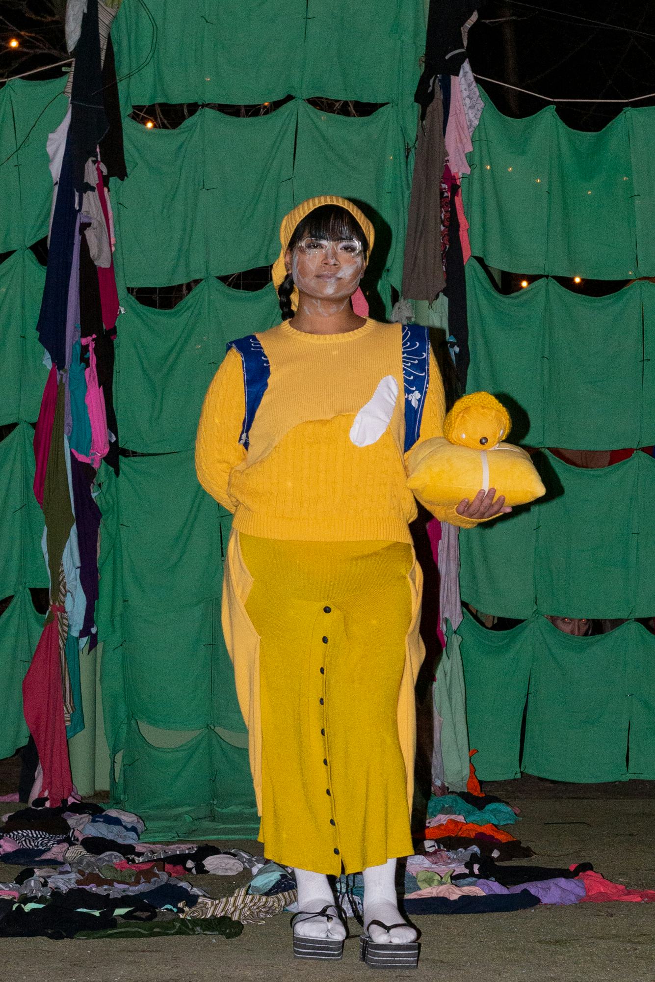 Hunter Schafer Played Dress-Up With Designer Gogo Graham at NYFW