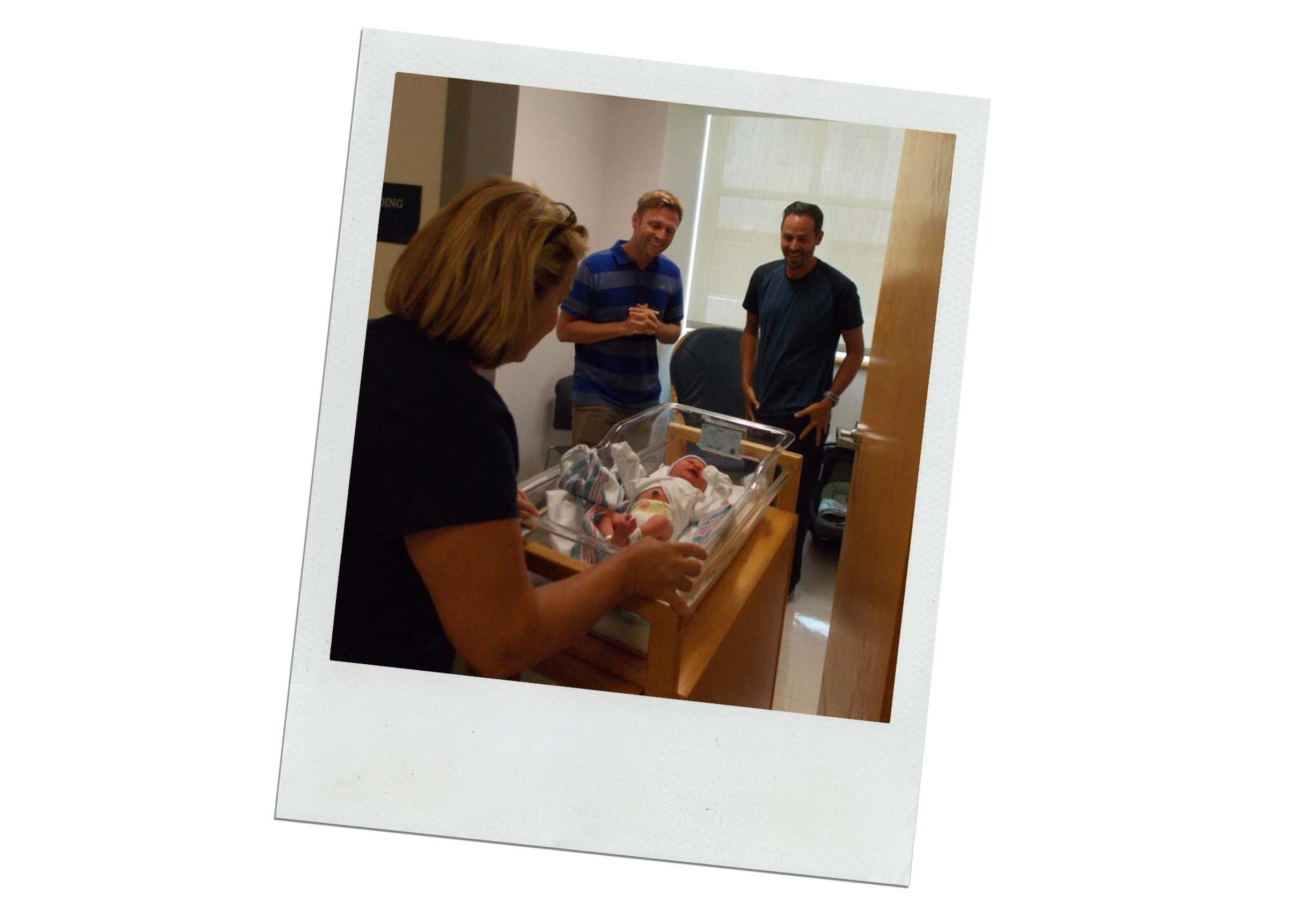 13 Dads Share Their First Photos Of Themselves As Parents