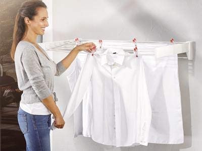 The 8 Best Wall-Mounted Drying Racks For Clothes
