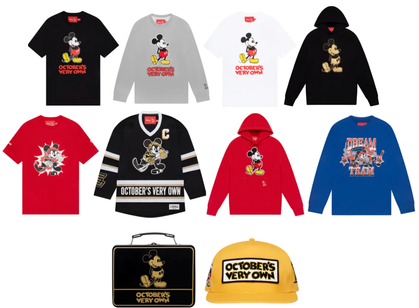 Drake’s OVO brand is dropping Disney hoodies, jerseys, and T-shirts