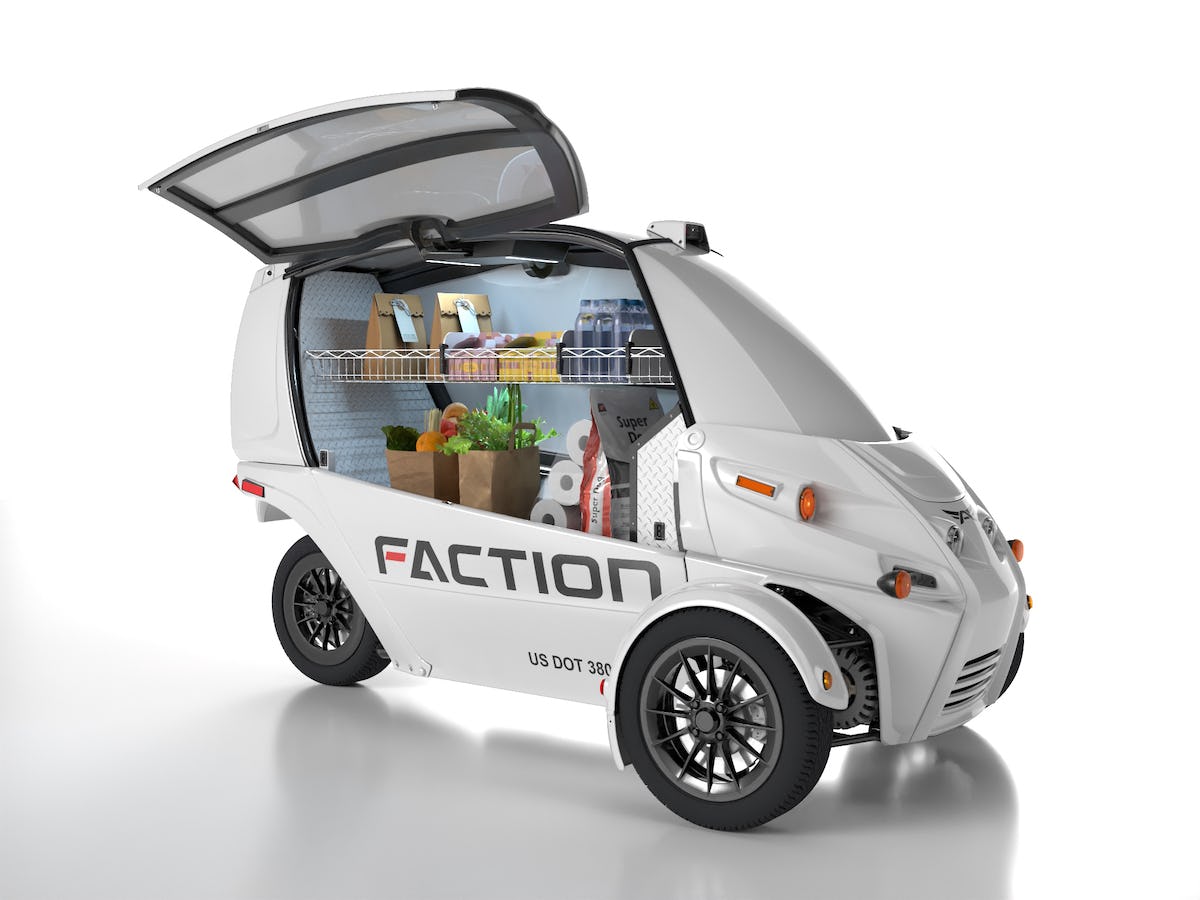 Arcimoto’s remote-controlled delivery vehicle is disconcertingly fast