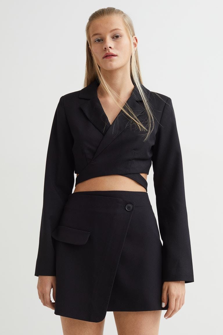 The Cropped Jacket Trend Is Perfect For Transitional Spring Dressing