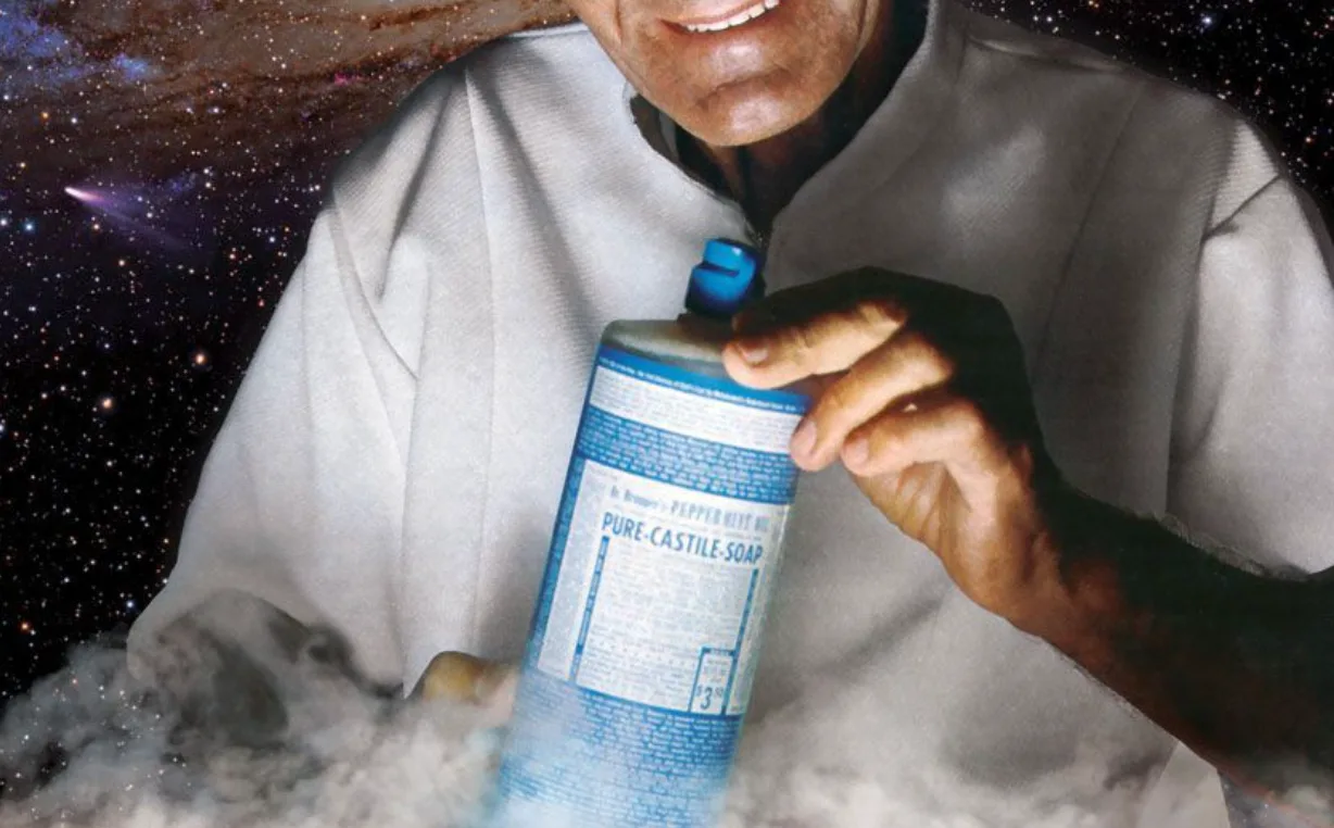 Dr. Bronner’s soap wants you to ride the psychedelic train to wellness