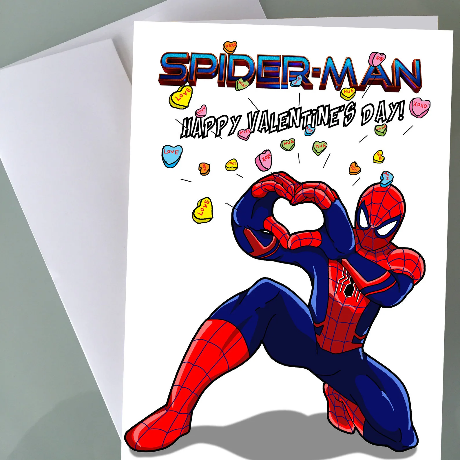 'Spider-Man'-Themed Valentine's Day Cards On Etsy For Your Superhero